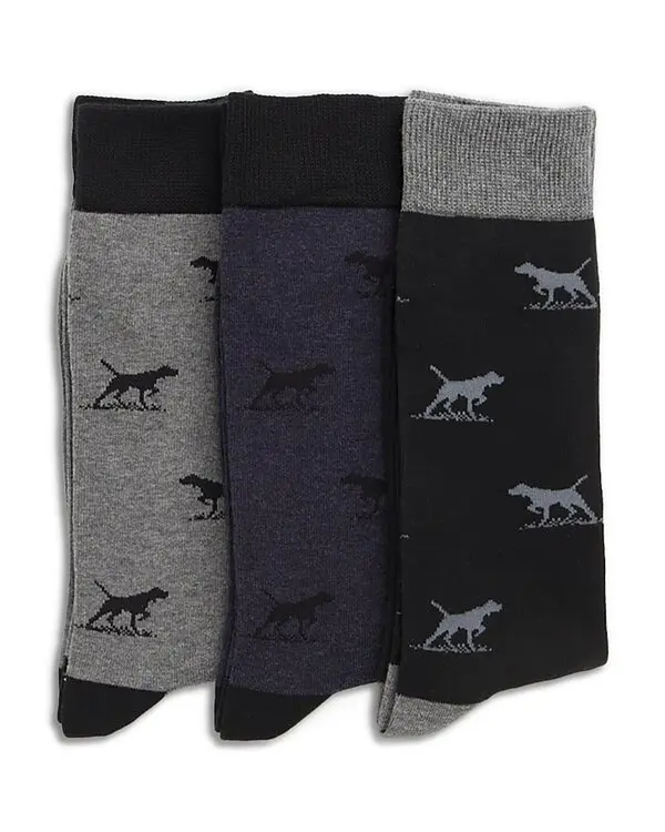 Rodd & Gunn Dogs-a-plenty Socks, Pack Of 3 - Work Multi