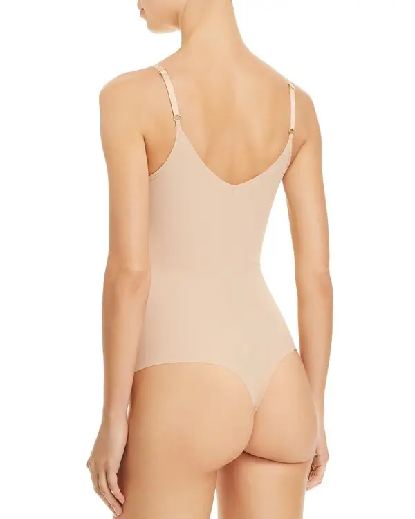 Commando Classic Control Thong Bodysuit - Beige