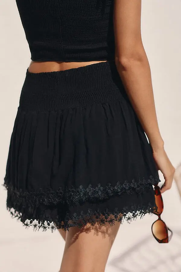 Peixoto Belle Mi Mini Skirt - Black