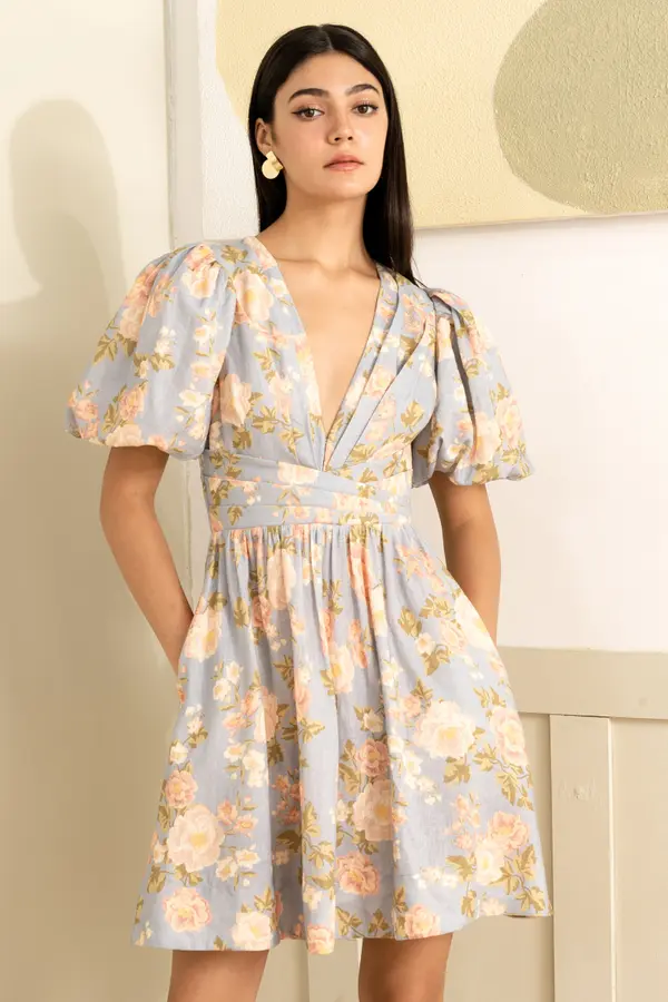 Yumi Kim Gayle Linen Mini Dress In Natural - 69% Off | Editorialist