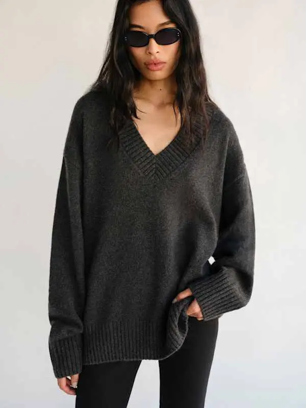 REFORMATION Jadey Sweater - Grey