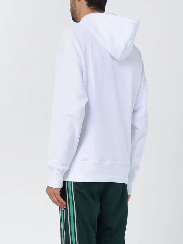 MSGM Cotton Sweatshirt With Logo Print - White