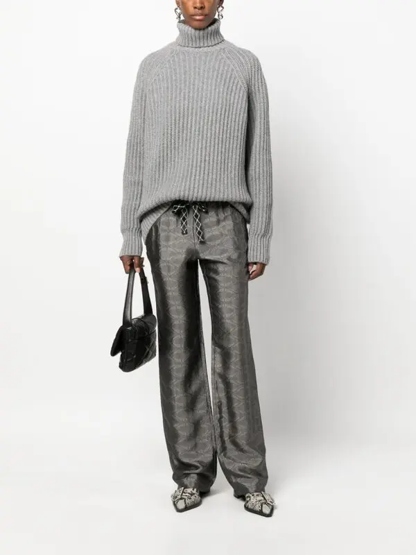 Zadig&Voltaire Pomy Patterned-jacquard Trousers