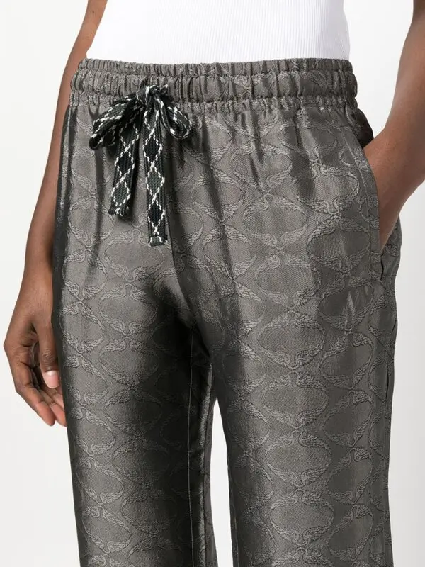 Zadig&Voltaire Pomy Patterned-jacquard Trousers