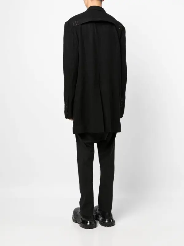 Rick Owens Single-breasted Wool Blazer