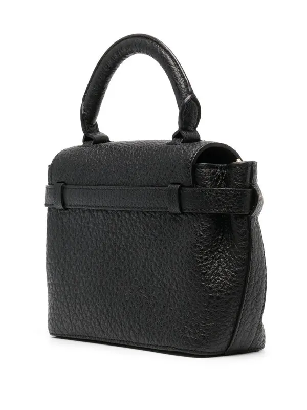 LANCEL Small Charlie Leather Bag - Black