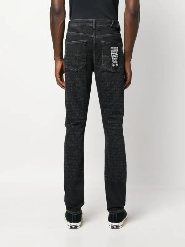 Ksubi Text-print Tapered Jeans