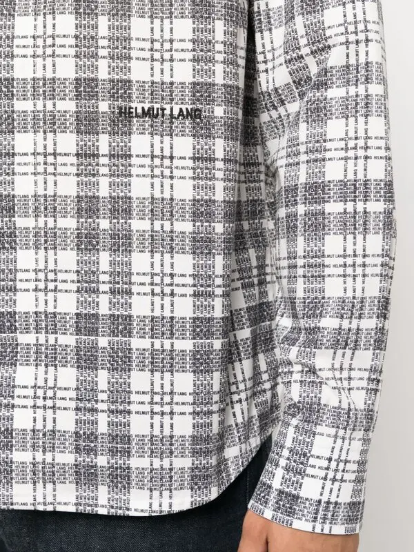 Helmut Lang Logo-print Cotton Shirt