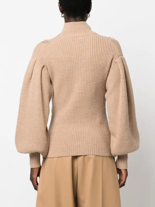 Ulla Johnson Crochet-detail Merino Jumper