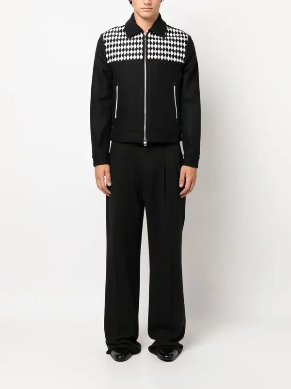 Amiri Diamond-embroidered Work Jacket