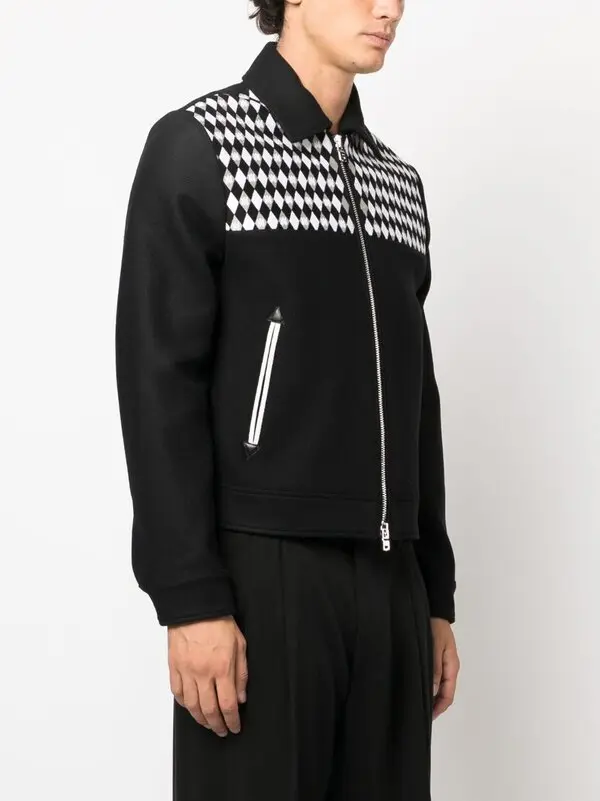 Amiri Diamond-embroidered Work Jacket