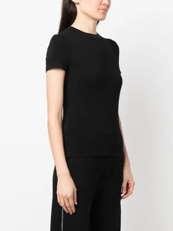 THOM KROM Cap-sleeve T-shirt - Black