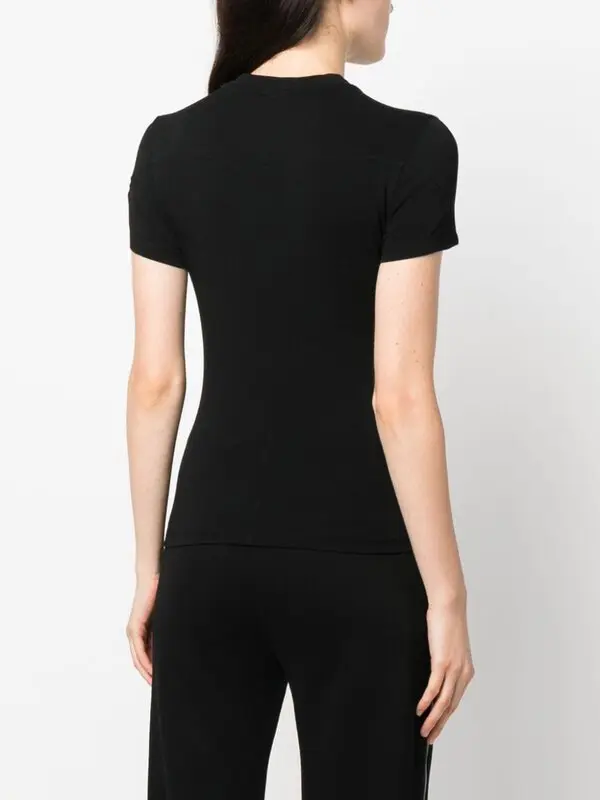 THOM KROM Cap-sleeve T-shirt - Black