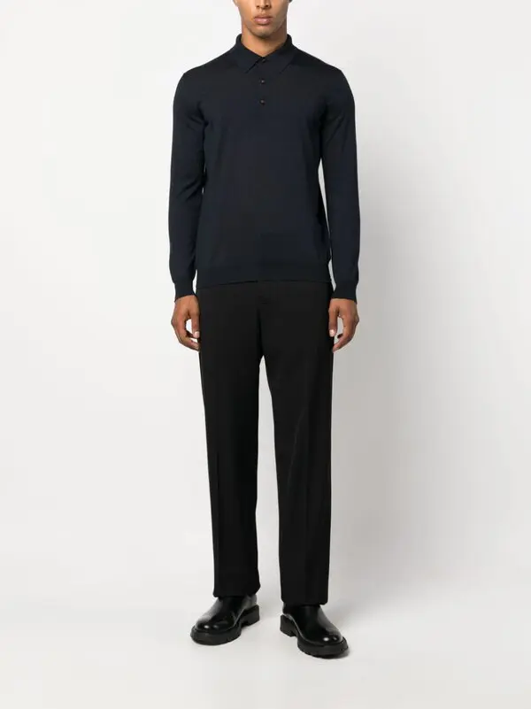 Kiton Long-sleeve Polo Shirt
