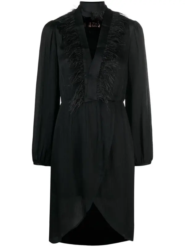 chinese dress ladies Amazon.com: Beeuthios Women Long Sleeve Feather Trim Bodycon Dress Sexy  Crew Neck Feather Hem Wrap Short Dress Velvet Club Party Dress (A-Black, S)  : Clothing, Shoes & Jewelry main image 0