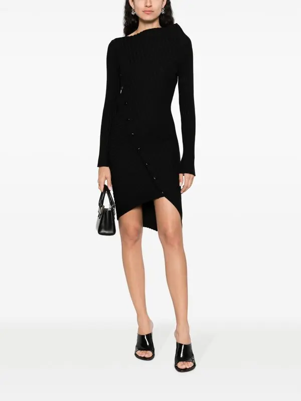 off the shoulder knit dress mini Aaliyah Off Shoulder Knit Mini Dress main image 1