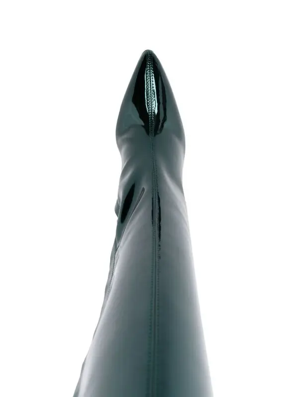 GIUSEPPE ZANOTTI 95mm Pointed-toe Leather Boots