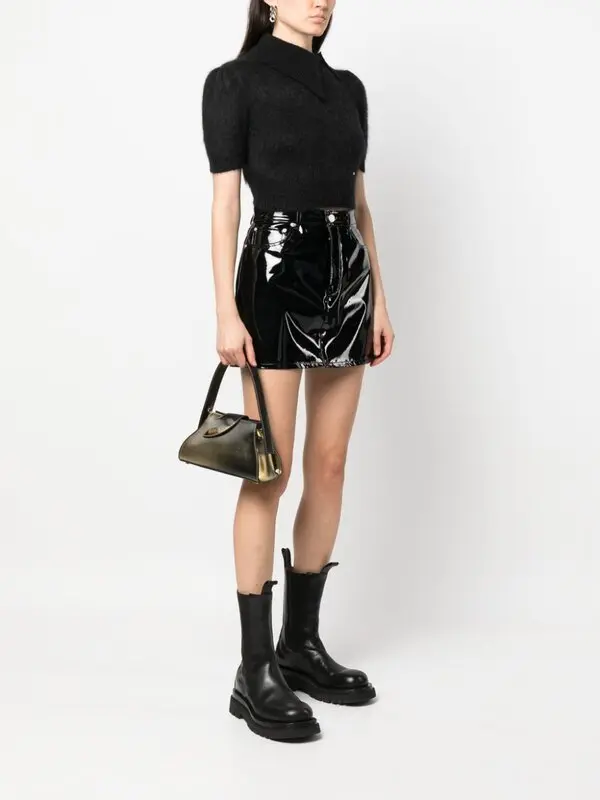 Gcds Small Holographic Tote Bag - Green