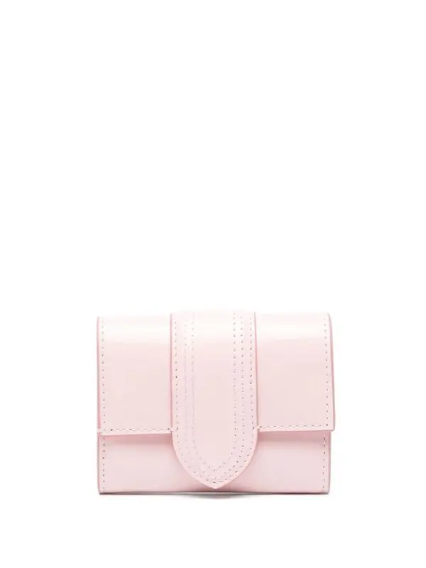 Jacquemus Le Compact Bambino Leather Wallet - Pink
