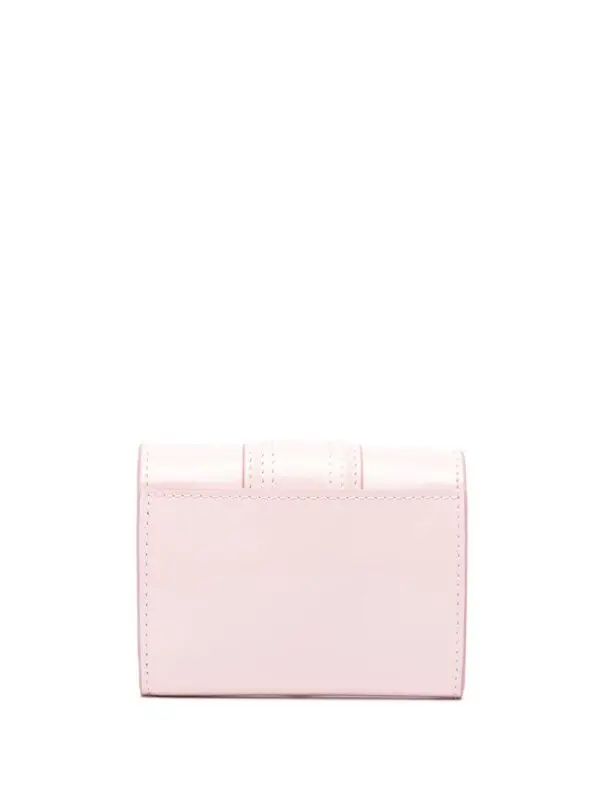 Jacquemus Le Compact Bambino Leather Wallet - Pink