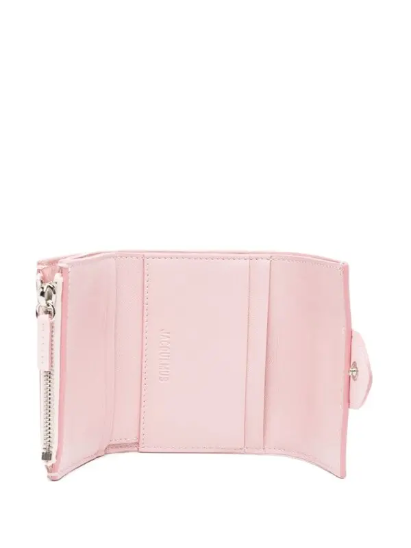 Jacquemus Le Compact Bambino Leather Wallet - Pink