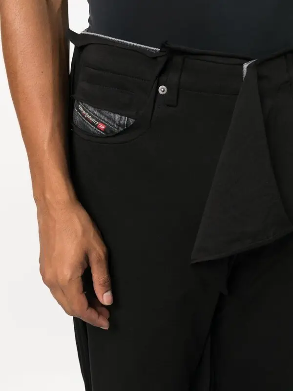 Diesel® D-Rise 0hlab Straight-Leg Jeans In Black - 44% Off 