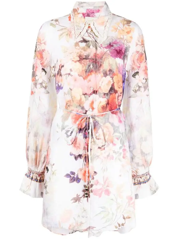 Camilla Friends With Frescos Linen Shirt Dress