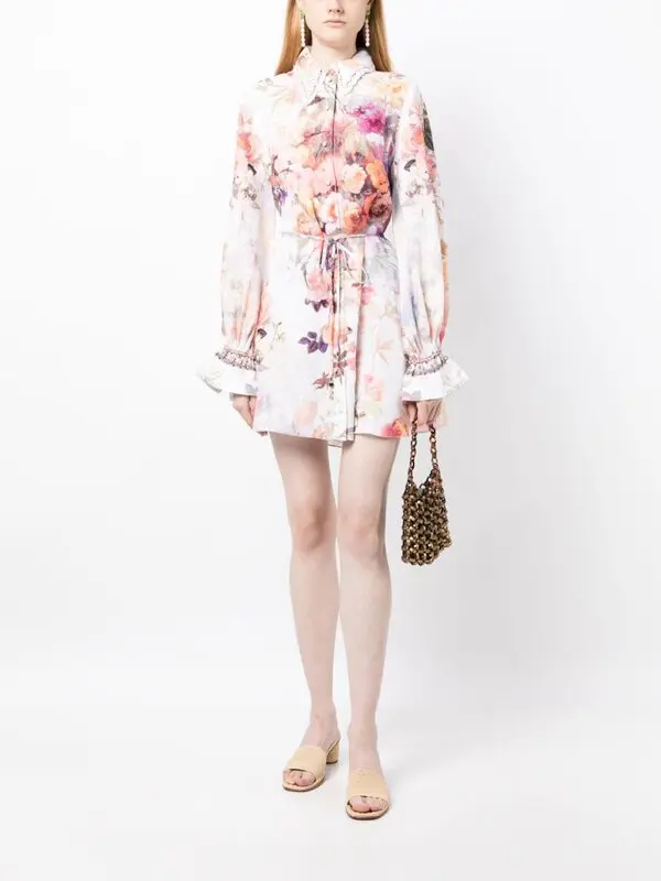 Camilla Friends With Frescos Linen Shirt Dress