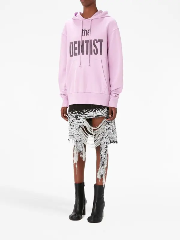 JW Anderson Graphic-print Cotton Hoodie