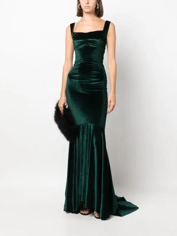 ATU BODY COUTURE Velour Maxi Dress