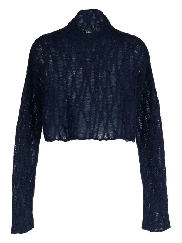 Voz Manos Cable High-neck Jumper