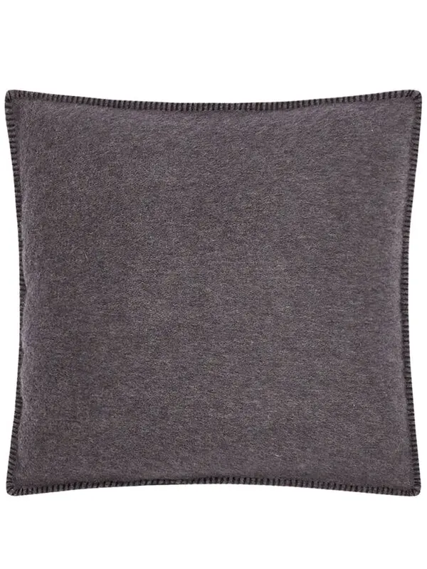 ARLOTTA CASHMERE Luberon Brushed-finish Cushion - Grey