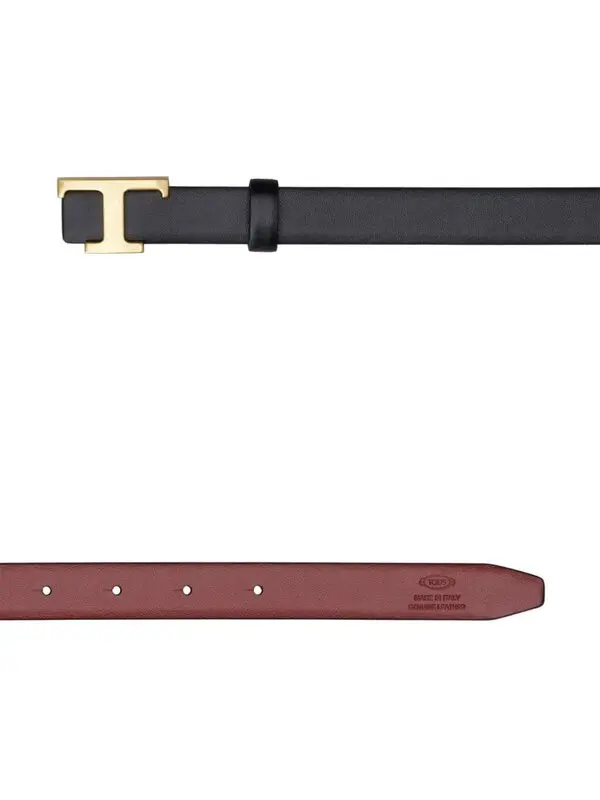 TOD'S T-timeless Leather Belt - Black