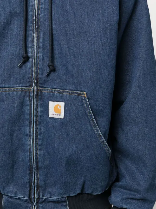 Carhartt Work In Progress Og Active Denim Hooded Jacket