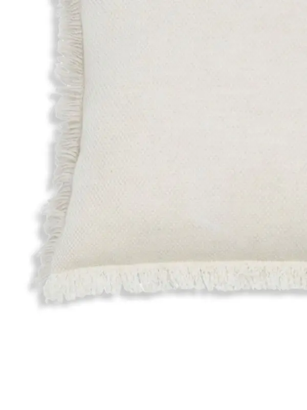 ARLOTTA CASHMERE Spix Frayed-edge Cushion