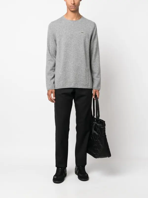Comme Des Garçons Mid-rise Tapered Wool Trousers