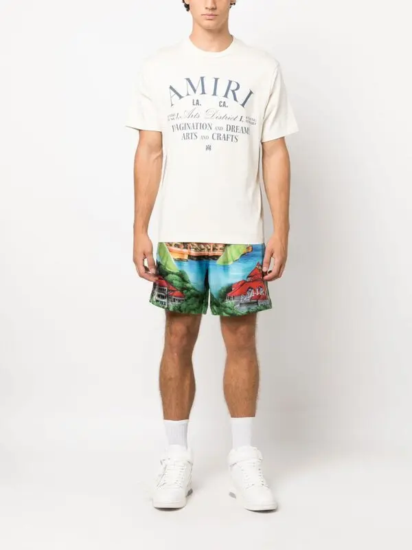 Amiri Logo-print Cotton T-shirt