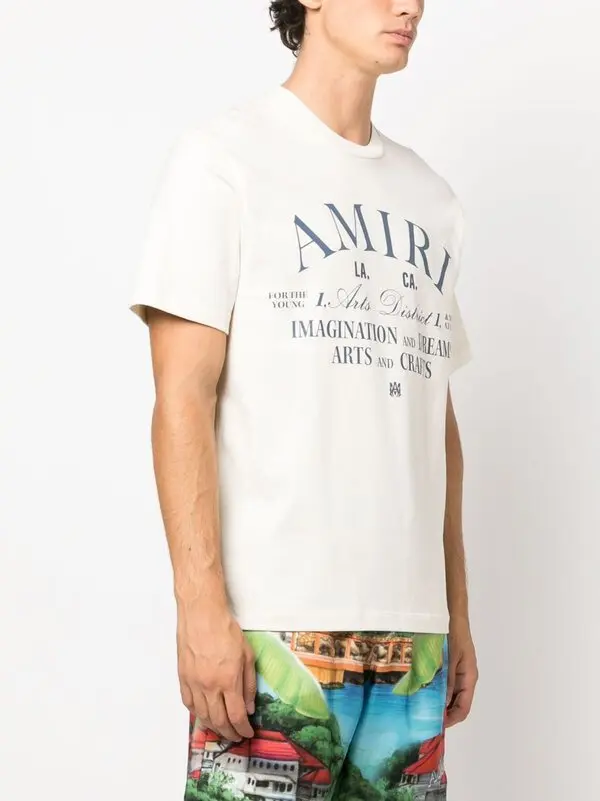 Amiri Logo-print Cotton T-shirt