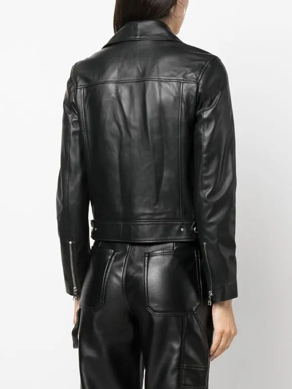 Karl Lagerfeld Leather Biker Jacket