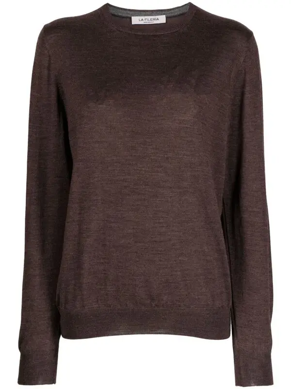 FILERIA Crew-neck Fine-knit Jumper