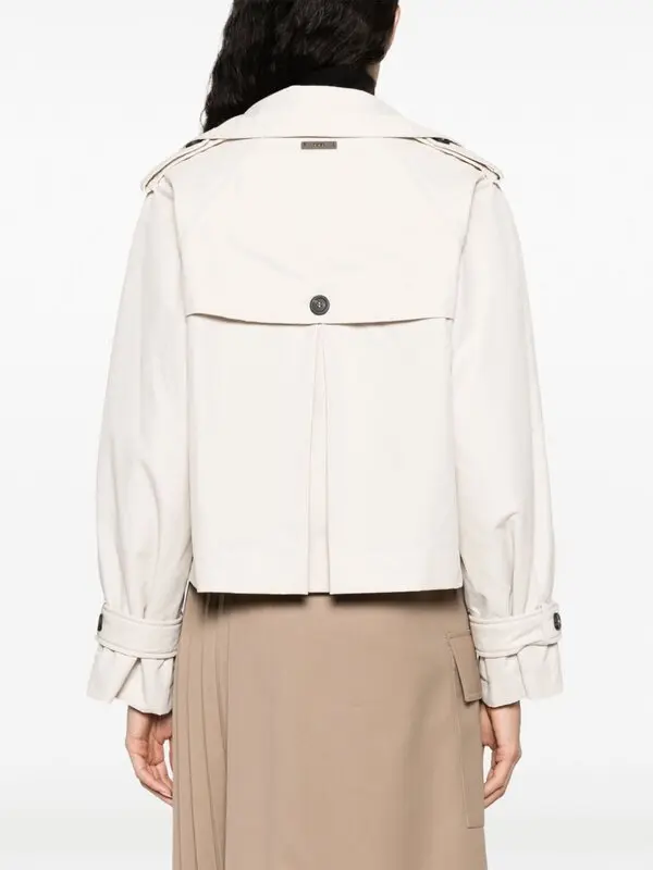 Peserico Double-breasted Trench Jacket