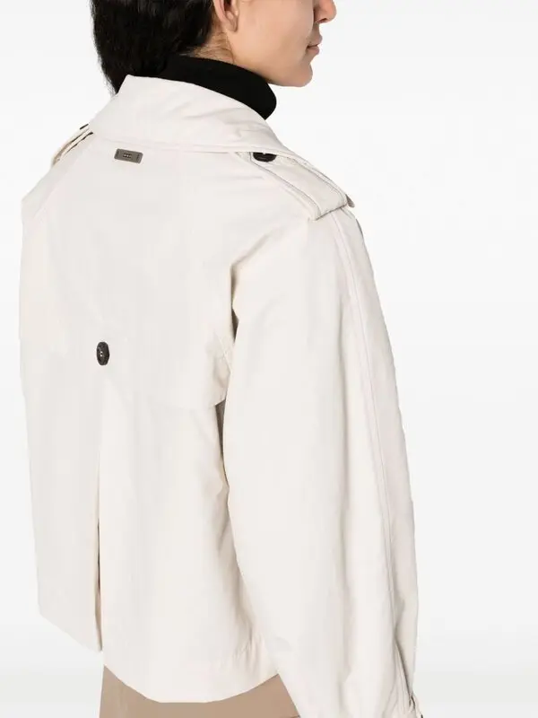 Peserico Double-breasted Trench Jacket