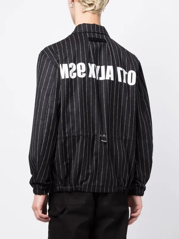 1017 Alyx 9sm Logo-stripe Virgin Wool Jacket