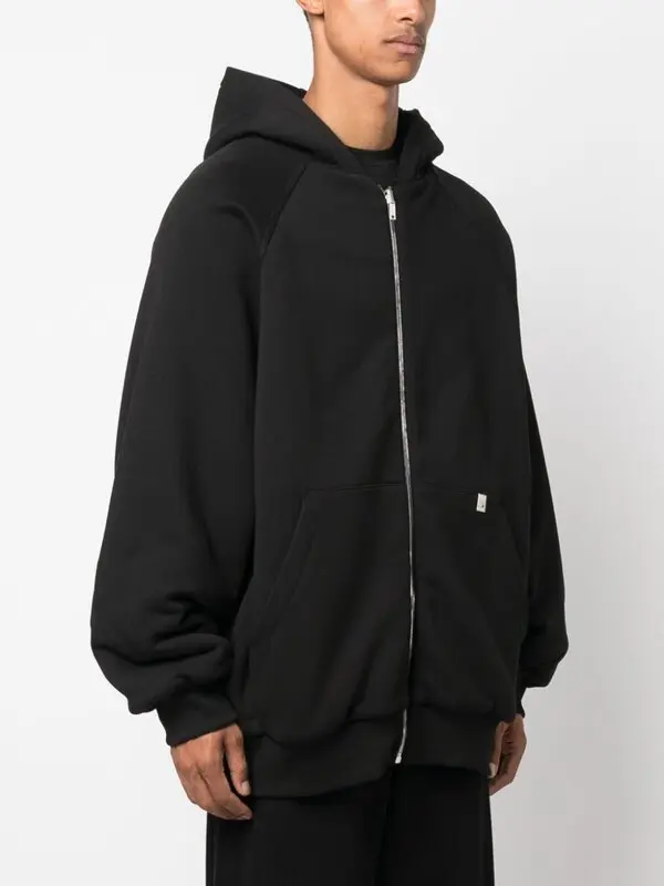 1017 Alyx 9sm Slogan-print Zip-up Hoodie