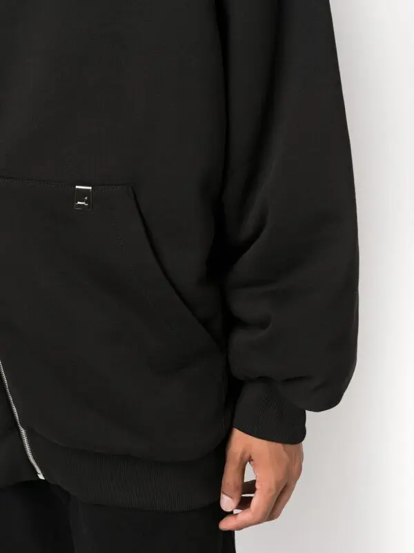 1017 Alyx 9sm Slogan-print Zip-up Hoodie