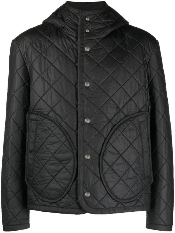 CRAIG GREEN Diamond-quilted Hooded Jacket