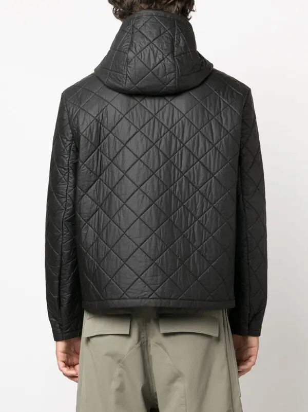 CRAIG GREEN Diamond-quilted Hooded Jacket