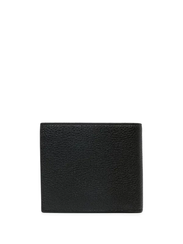 Giorgio Armani Logo-stamp Bi-fold Leather Wallet