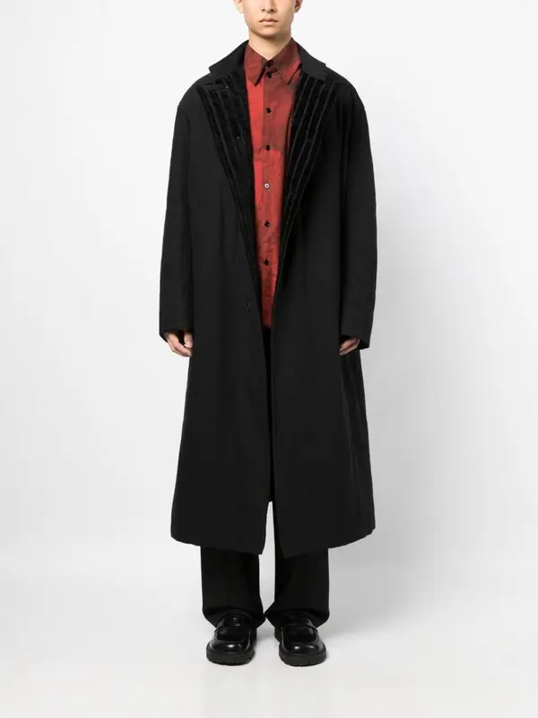 Yohji Yamamoto Single-breasted Coat