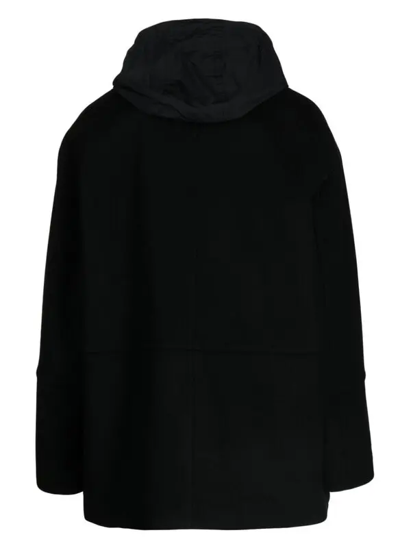 JUUN.J Hooded Double-breasted Pea Coat